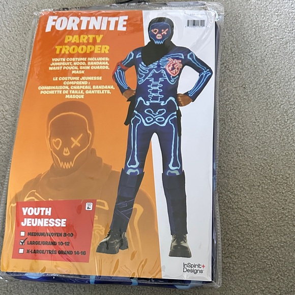 Costumes | Fortnite Party Trooper Costume | Poshmark